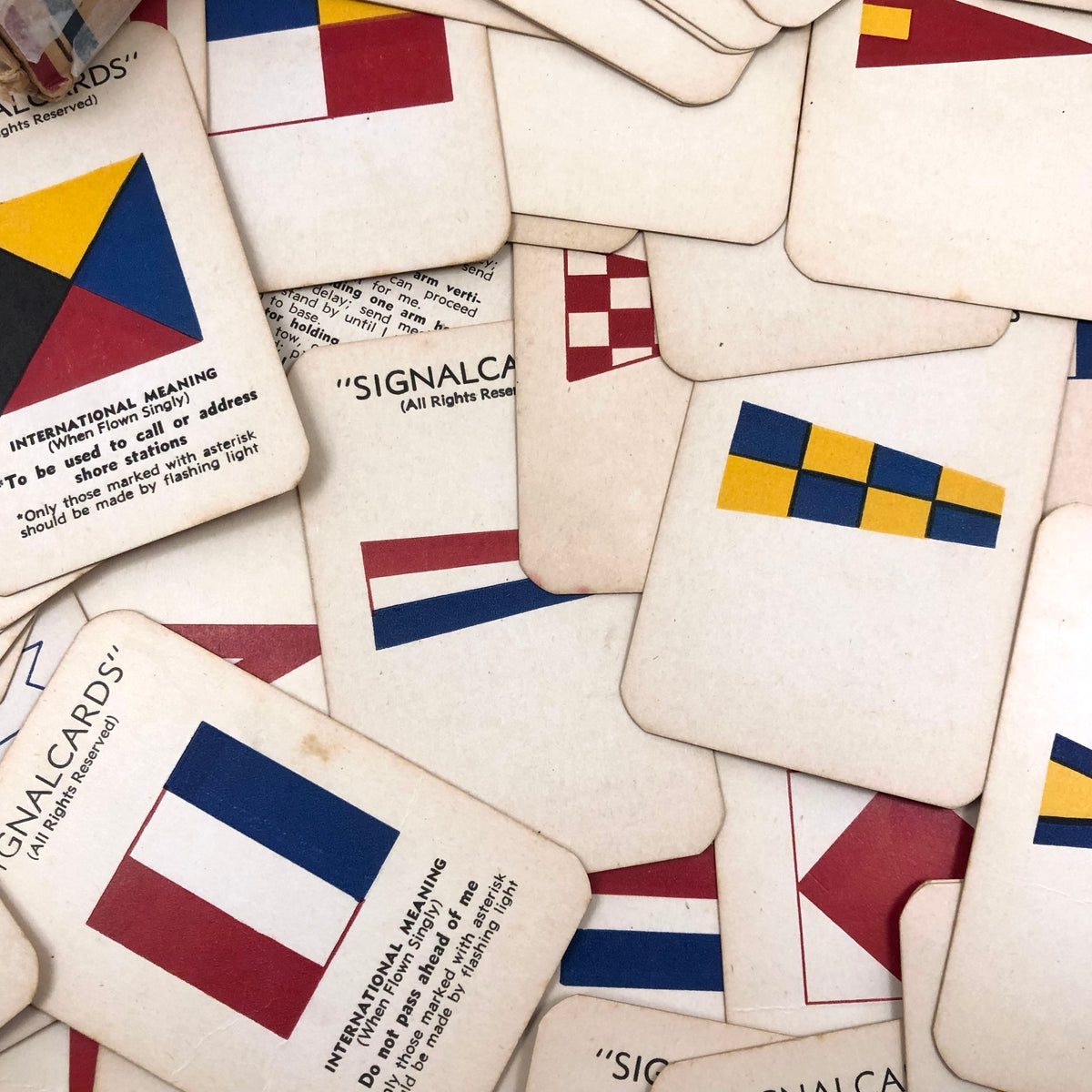 Beautiful, Poignant, Useful 1940s Sunset Press Signal Cards – critical ...