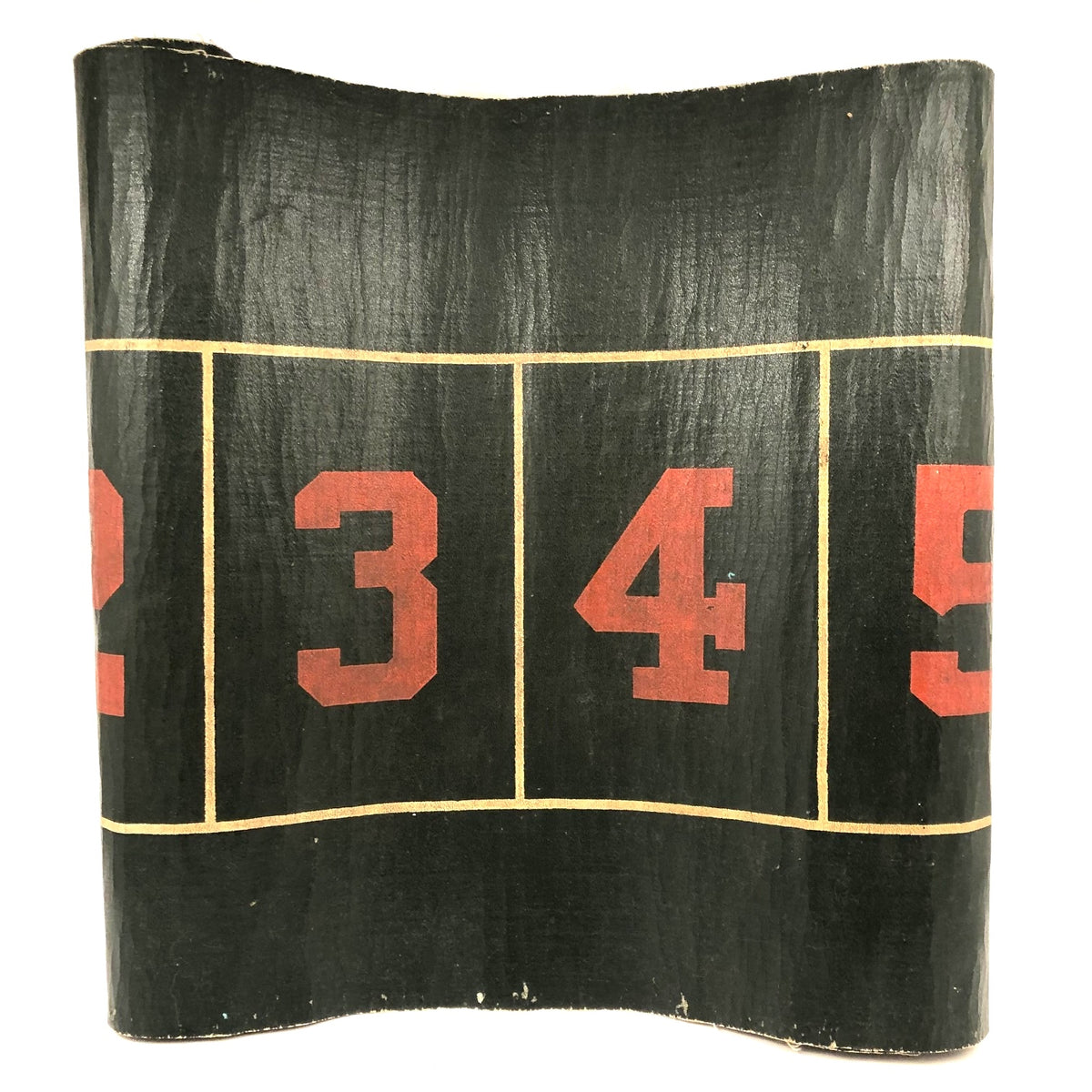 Early 20th C. Oil Cloth Carnival Game of Chance Numbers Board ...
