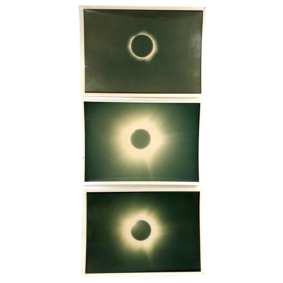 1970 Total Solar Eclipse Kodak 5x7 Color Photos - Set of Three ...