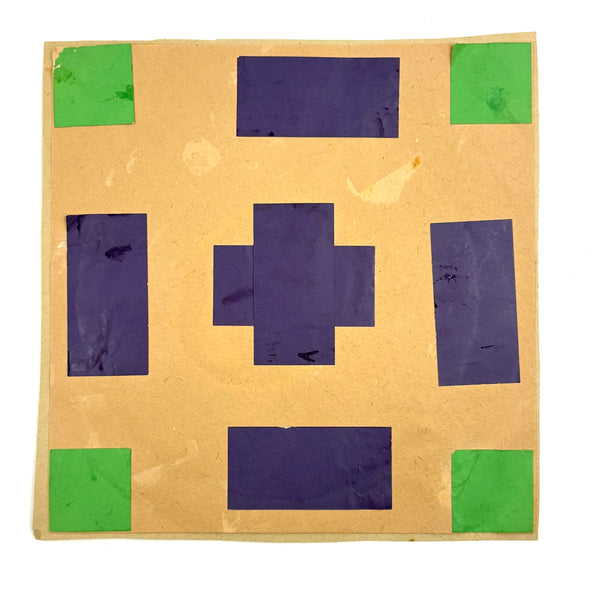 Sweet 1930s Kindergarten Lot: Yarn Drawings, Paper Weaving, More ...