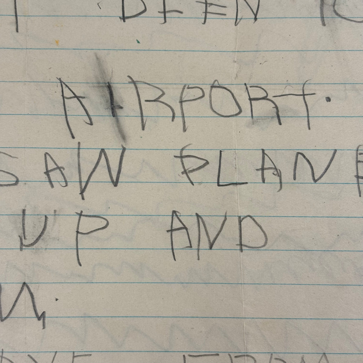 We Saw Planes Go Up and Down, 1931 Hand-written Letter to Daddy, More ...
