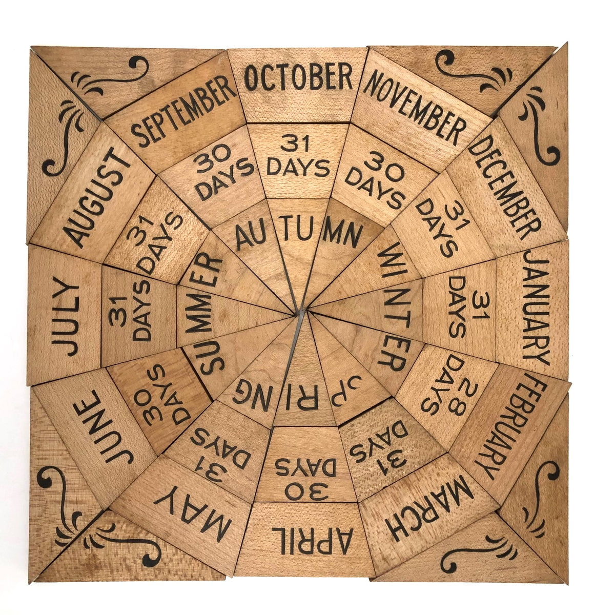 c. 1905 Strauss Double Sided Clock and Calendar Puzzle – critical EYE Finds