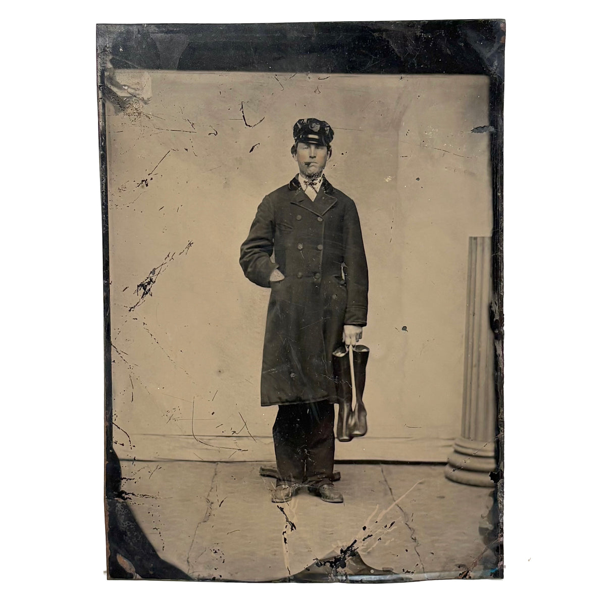 Man with Cigar and Rubber Boots (and Hand in Pocket and Lonely Column ...