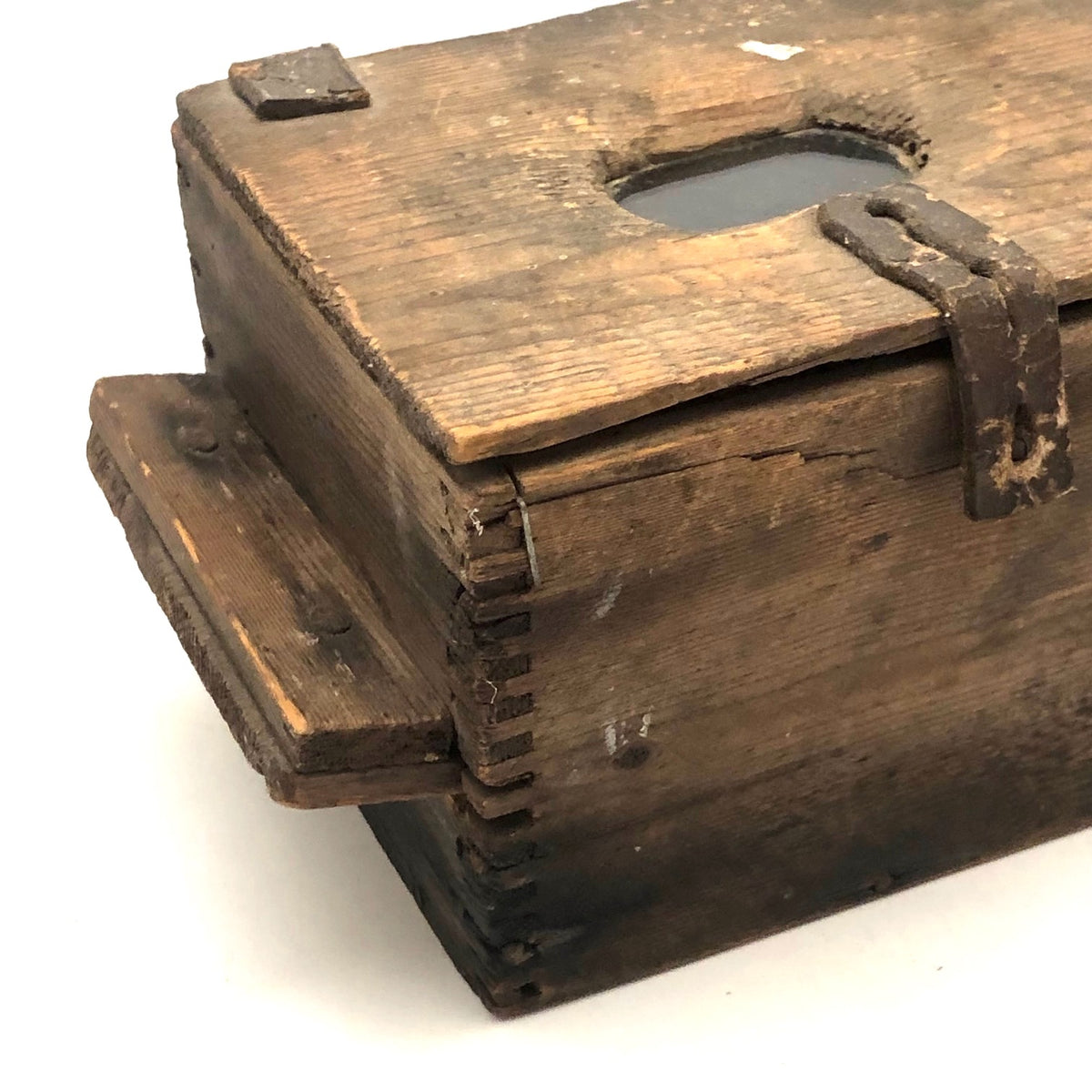 Wonderful Antique Make Do Bee Box with Carved Window – critical EYE Finds