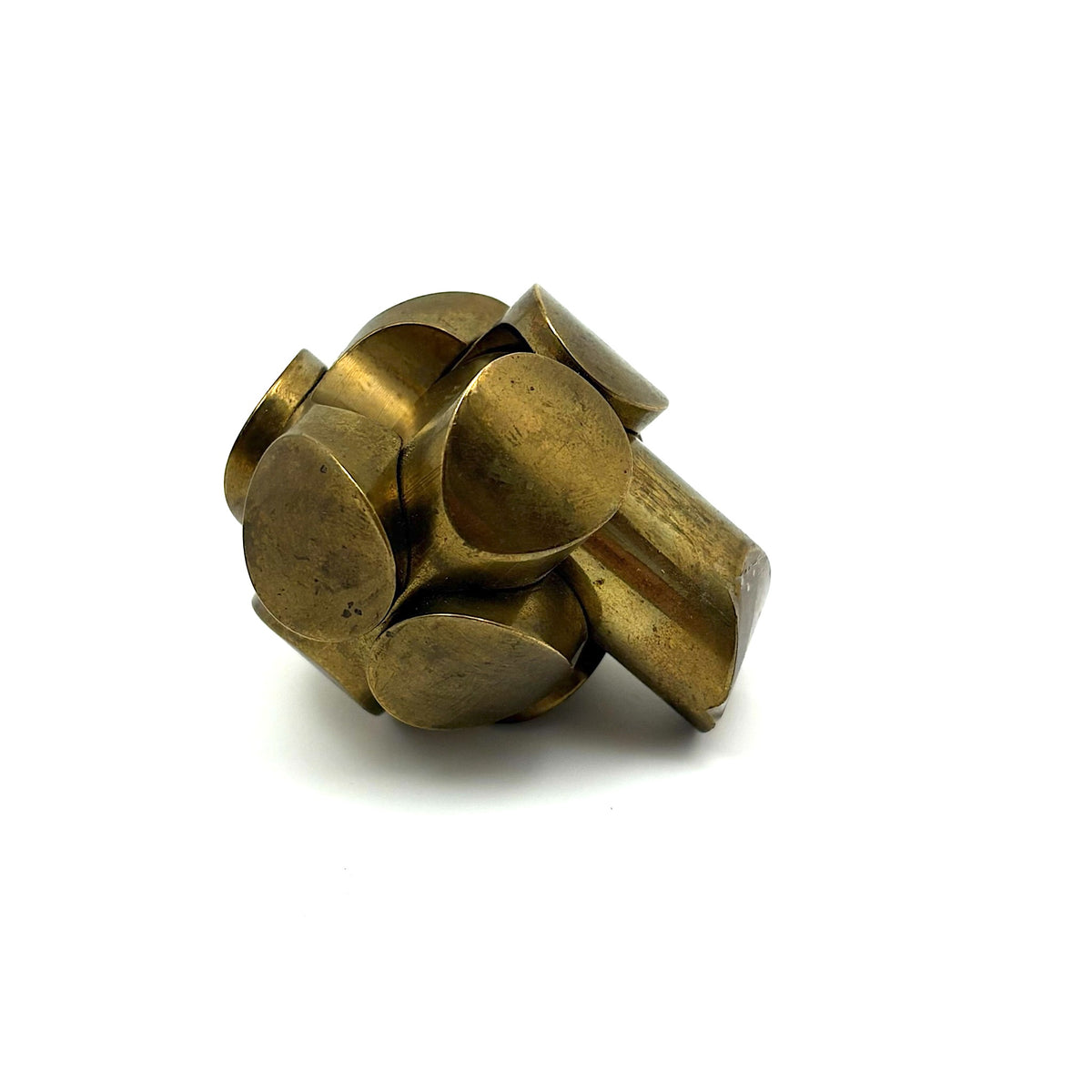 Charles Perry Mid Century Interlocking Brass "Ball Puzzle" – critical ...