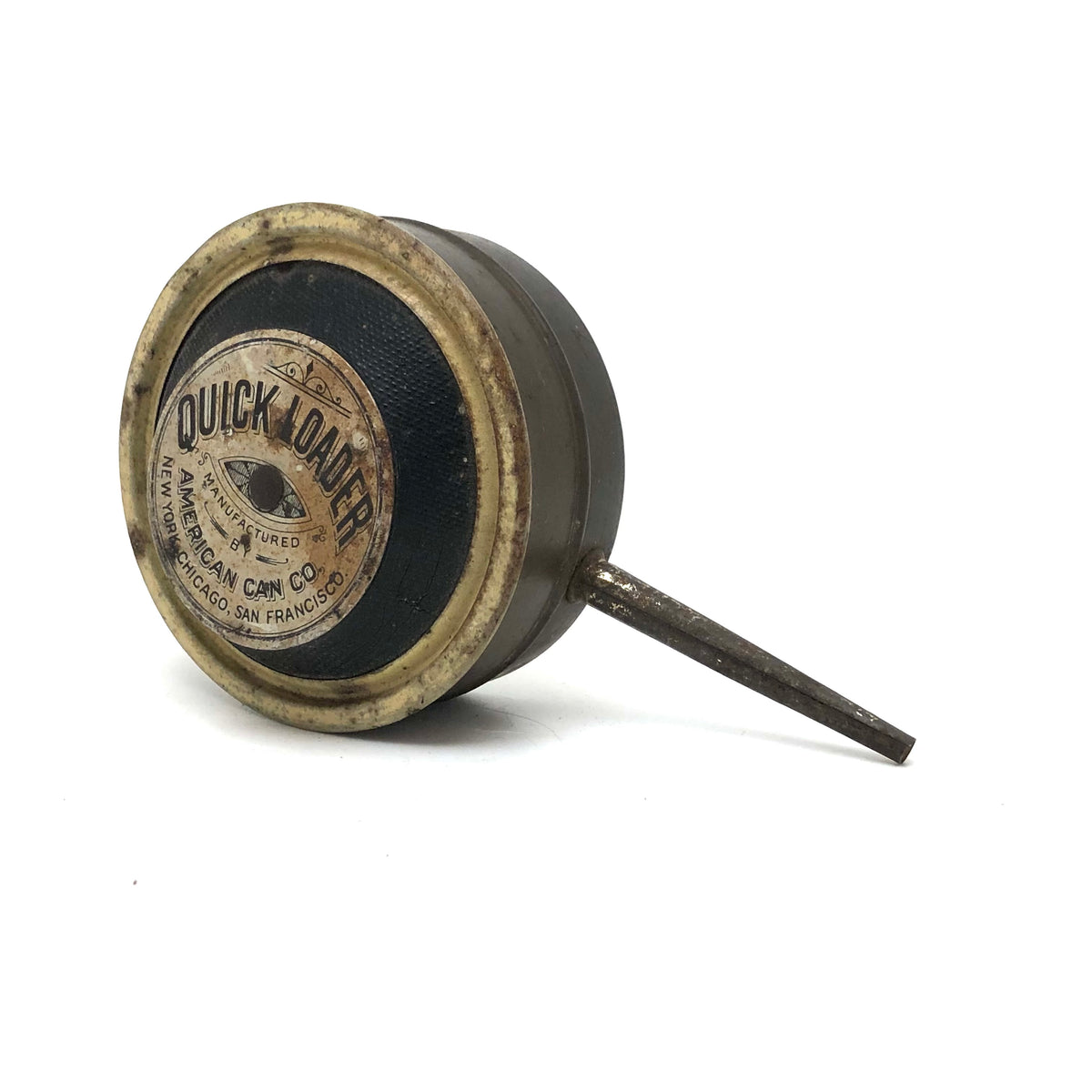 Quick Loader, Excellent Antique American Can Co. Dusting Powder Squeez ...