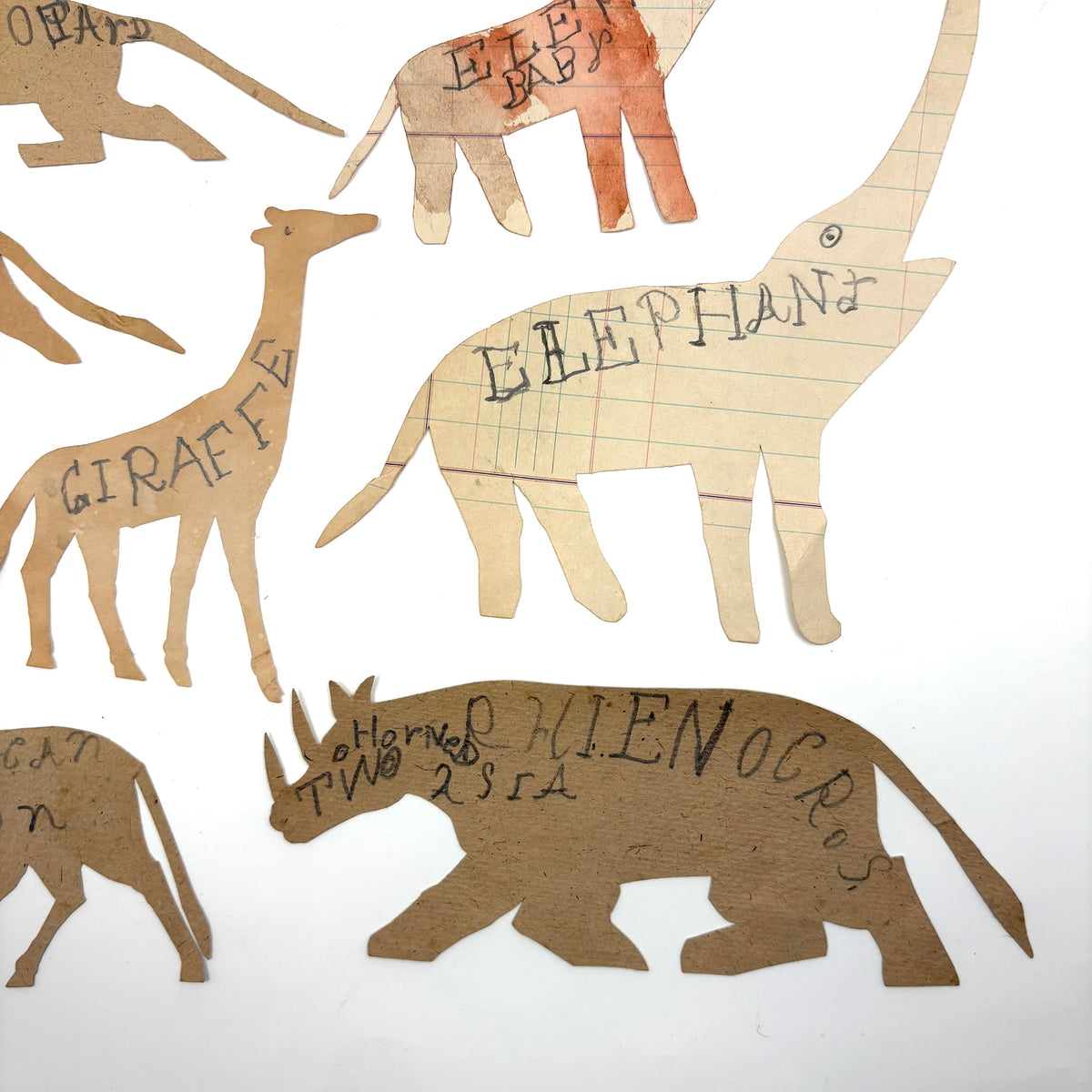Marvelous Antique Handmade Paper Animals, Group One – critical EYE Finds
