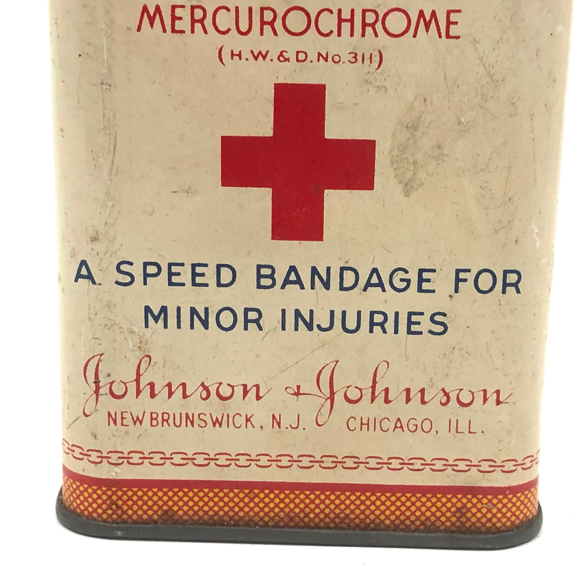 Early Band-Aid Tin with Red Cross – critical EYE Finds