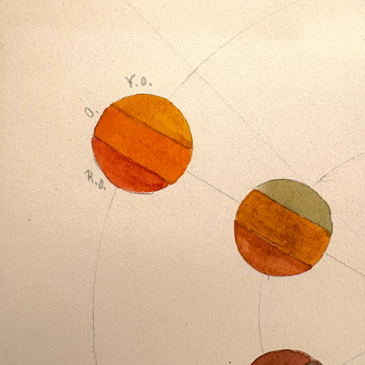 Watercolor Color Study (with Toned Leaves on Reverse) – critical EYE Finds