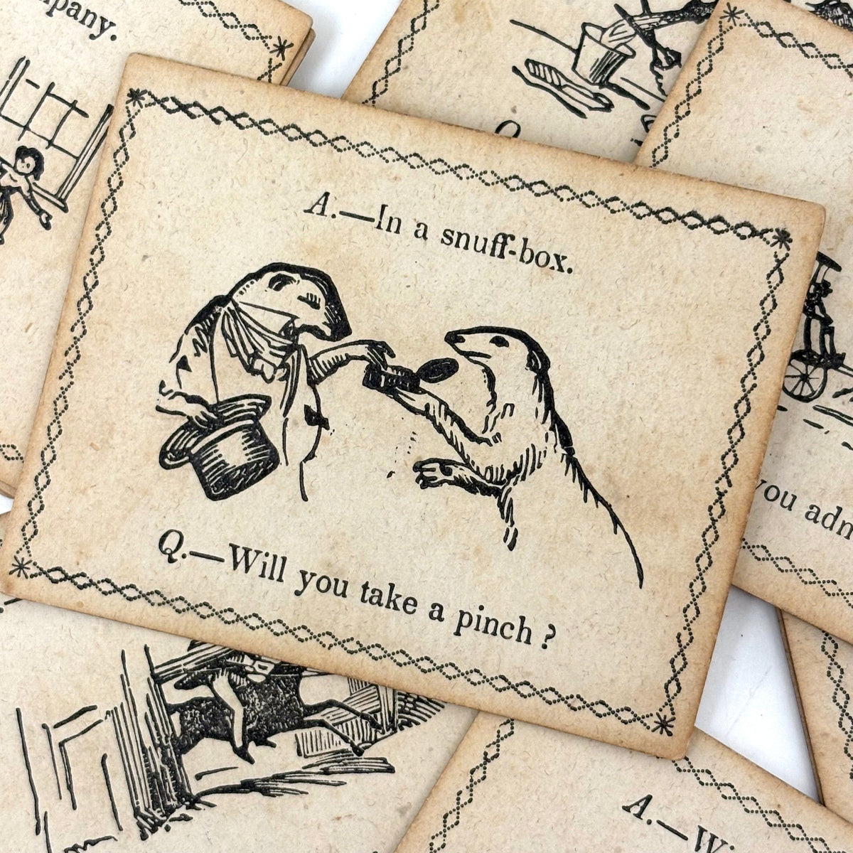 Very Scarce Early (c. 1860s) McLaughlin Brothers Comical Conversation ...