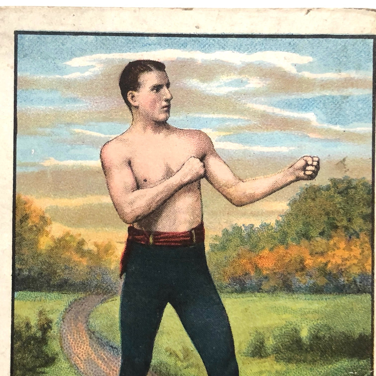 Jack (the Nonpareil) Dempsey Original 1910 T220 Mecca Cigarette Card ...