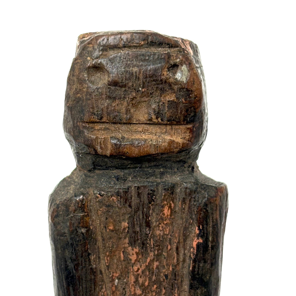 Very Old, Very Primitive Hand-card Figure with Marvelous Face ...