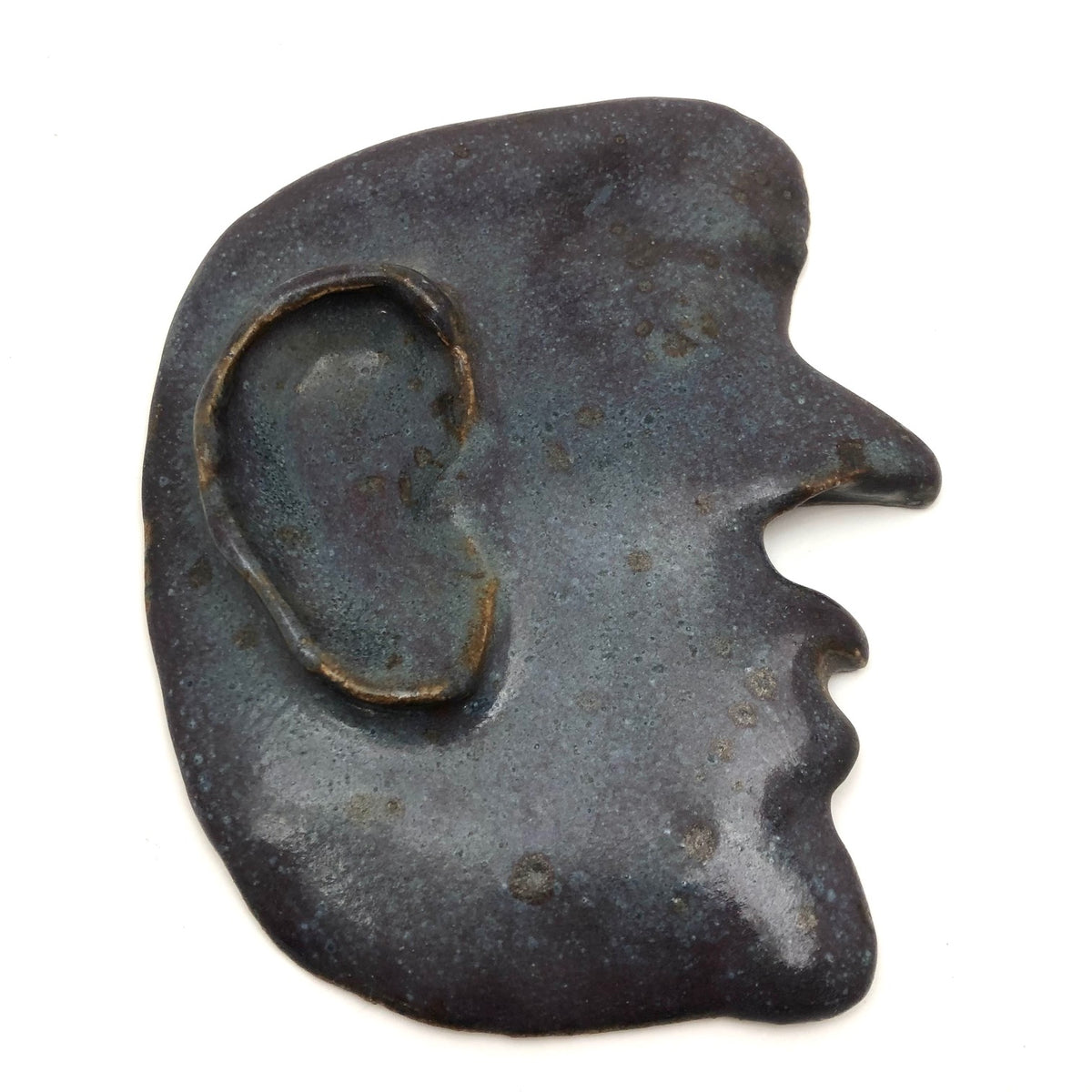 Slab Made Ceramic Head in Profile, Signed Palmer – critical EYE Finds