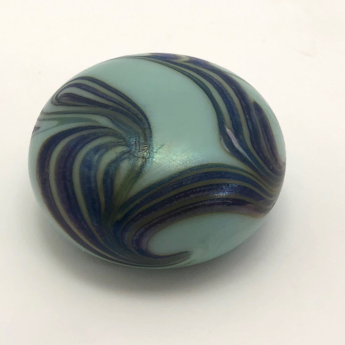 Rusty Luttrell Signed Art Glass Paperweight – critical EYE Finds