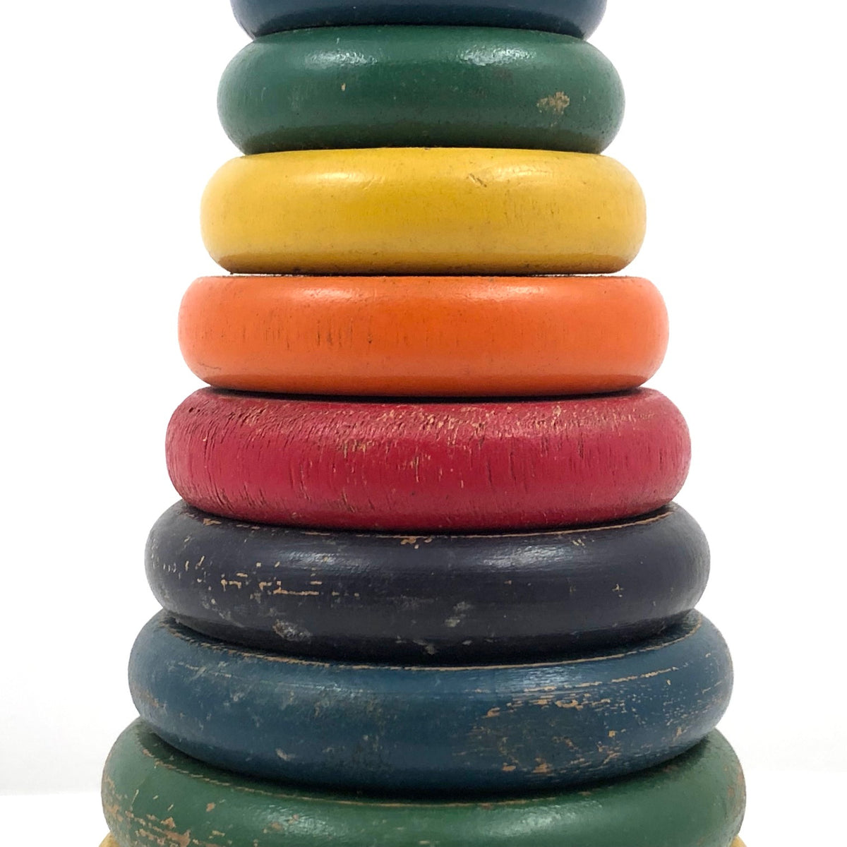 Nice Old Holgate Rainbow Colored Stacking Toy c. 1930s-40s – critical ...