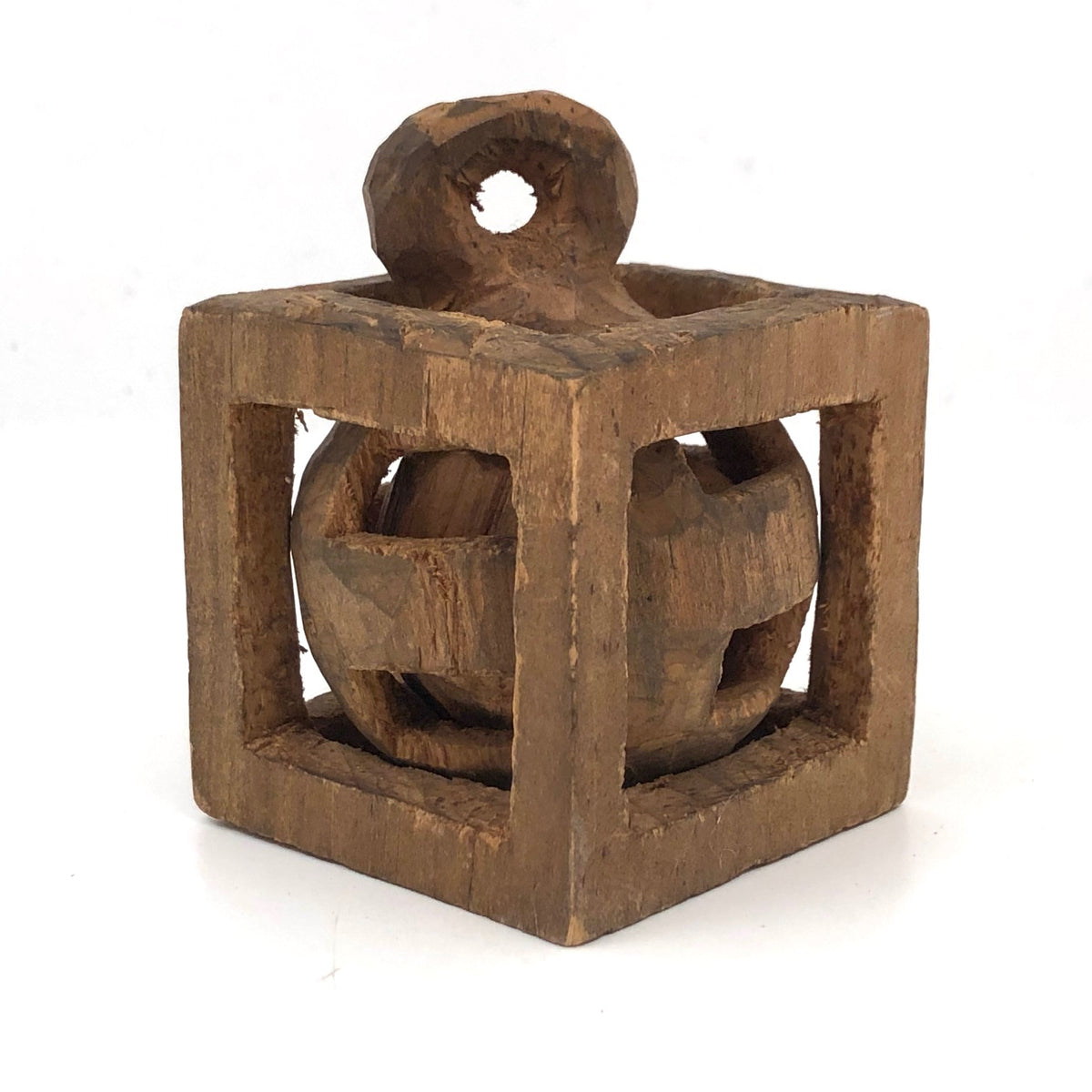 Very Rustic Ball Inside Round Cage Inside Square Cage Whimsy – critical ...
