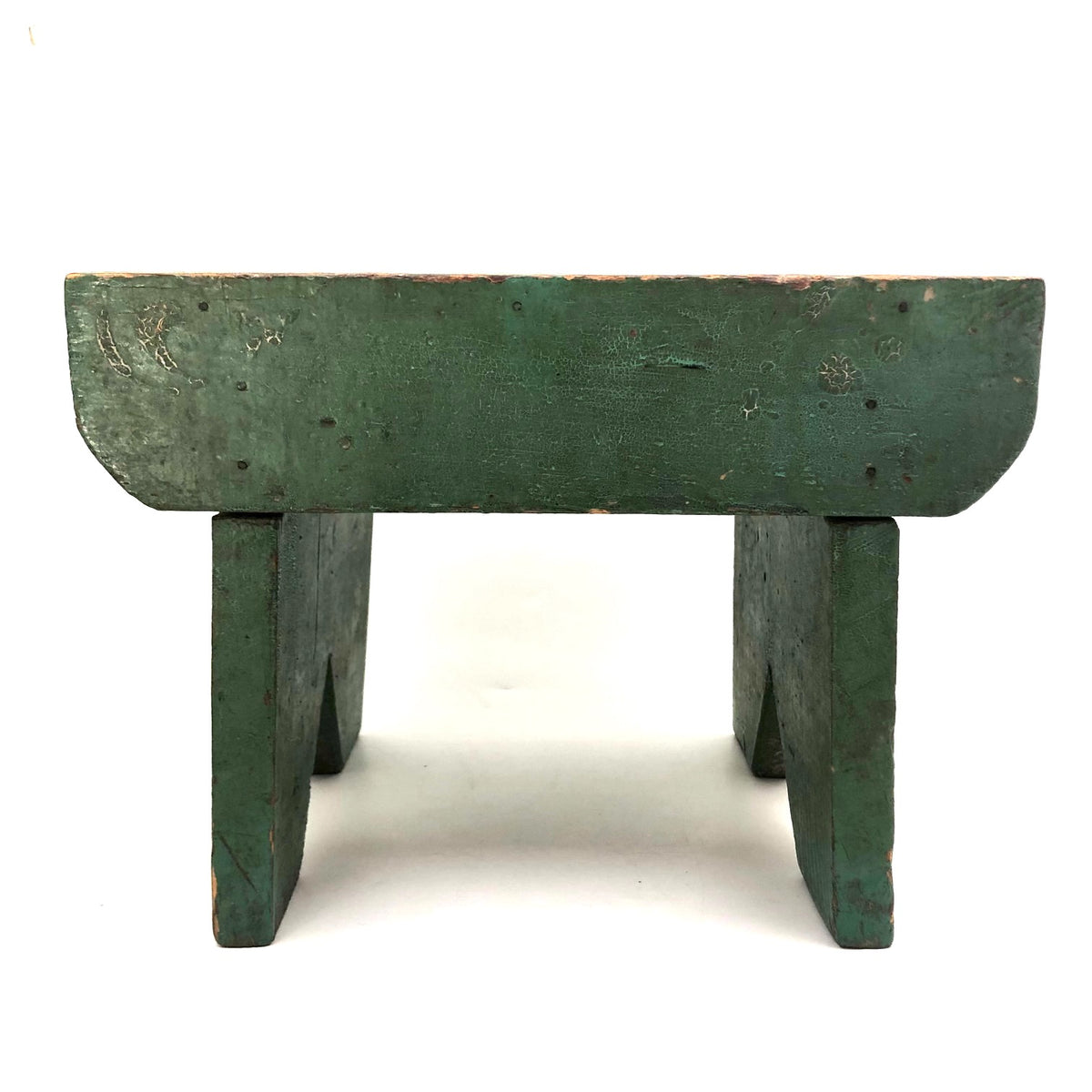 Perfect Old Green Painted Cricket Stool – critical EYE Finds