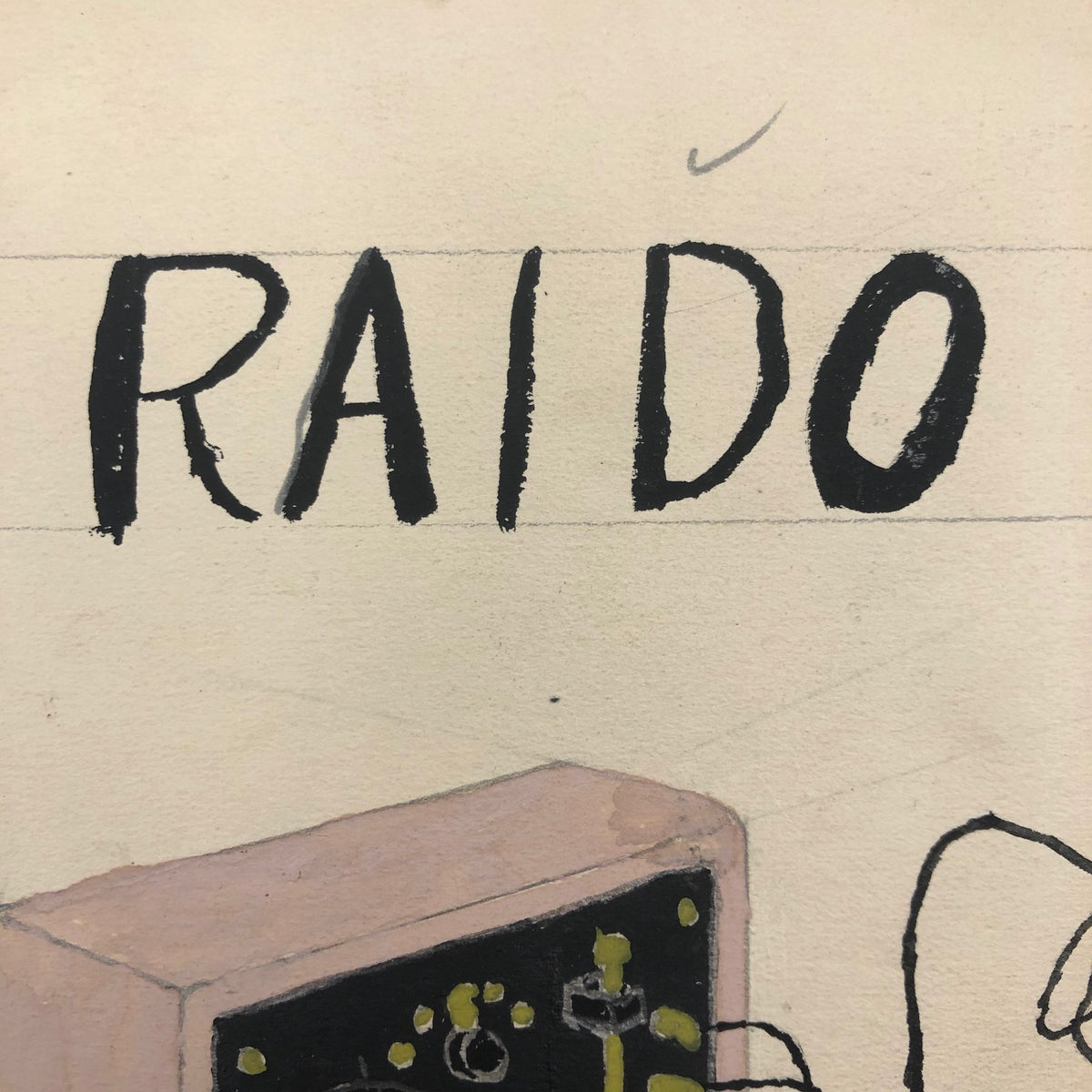 Raido Radio School Drawing, 1930s – critical EYE Finds