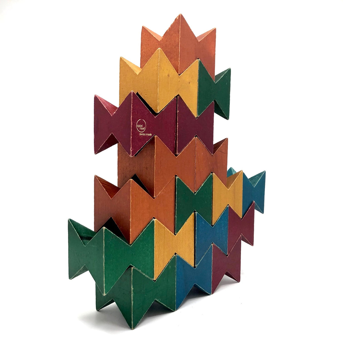 Kurt Naef, Naef Spiel Swiss "Naef Blocks" Complete Original Set of 18 ...