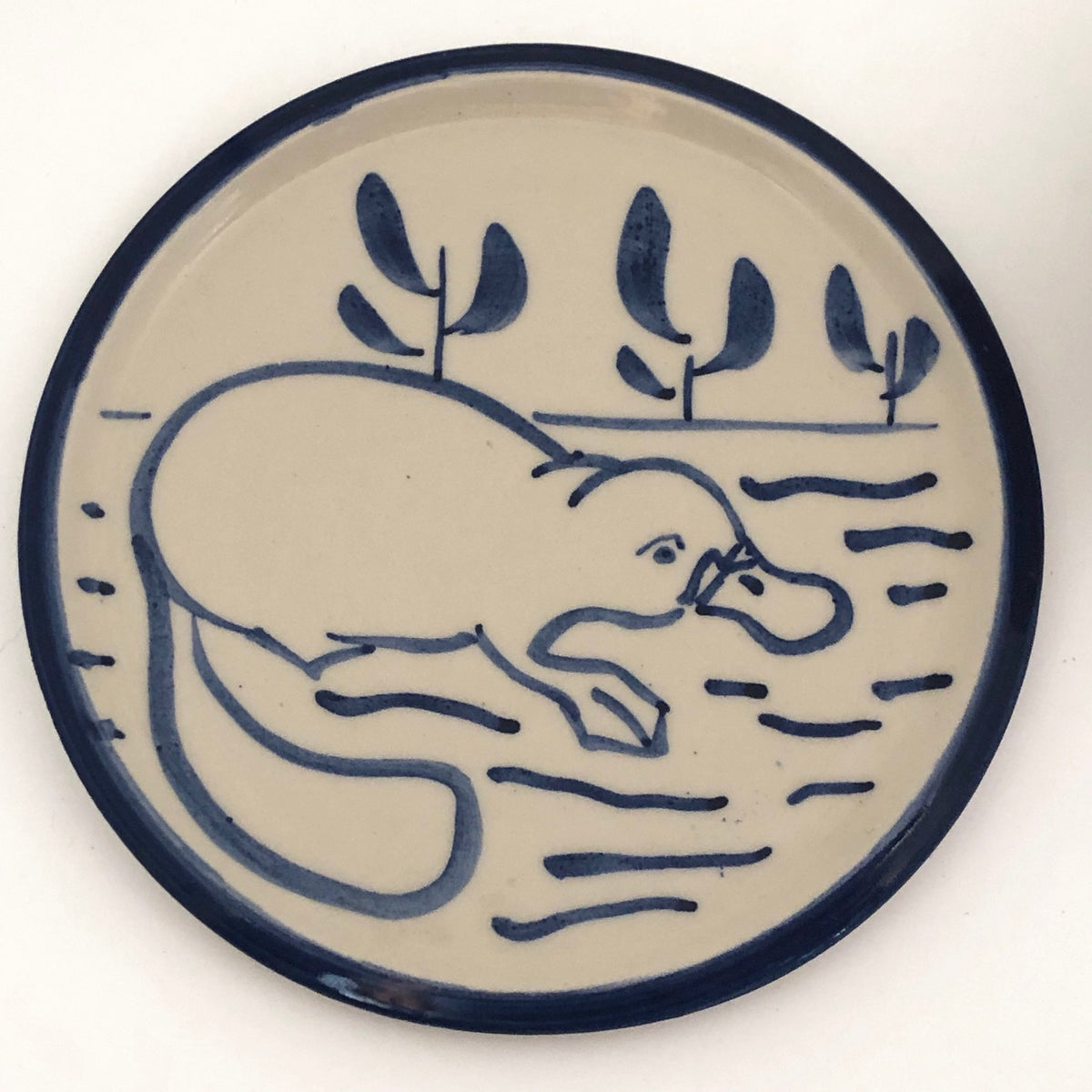 Emily Stackman Australia Studio Pottery Platypus Plate and Bowl ...