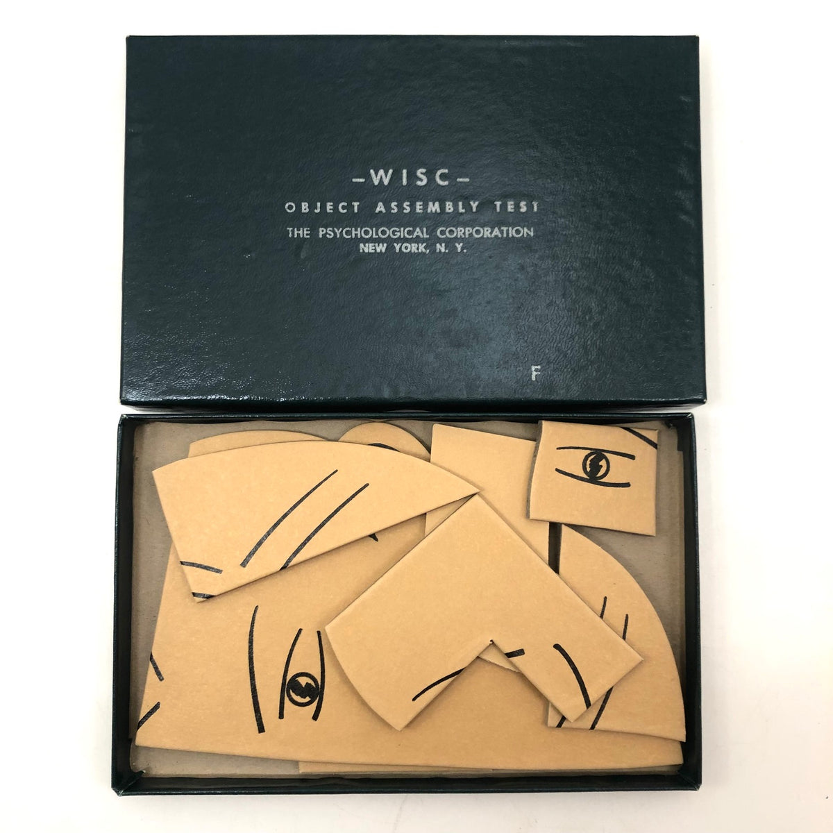 WISC 1949 Object Assembly Test Puzzle: Face – critical EYE Finds