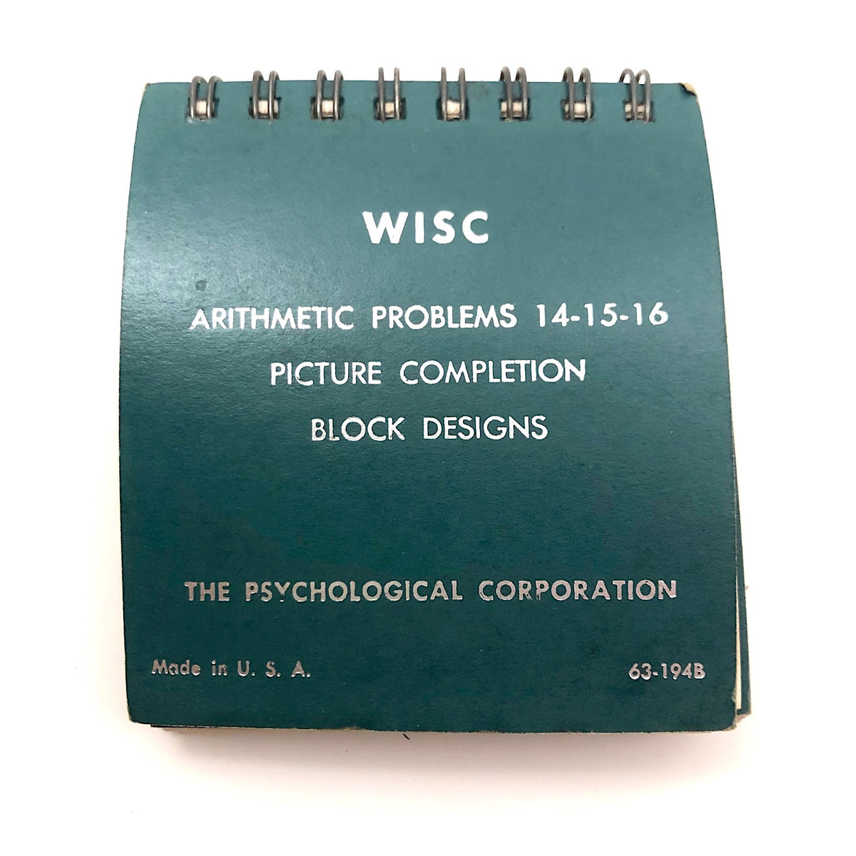 WISC 1949 Object Assembly Test Puzzle: Block Design Plus Test Problems ...