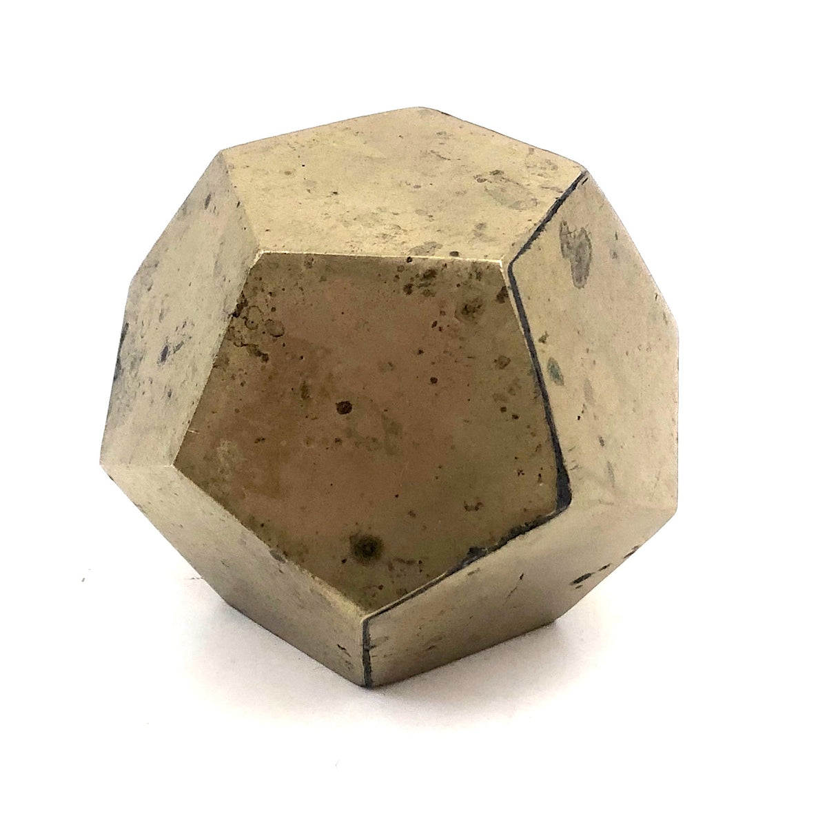 Lovely Old Hand Soldered Brass Dodecahedron – critical EYE Finds