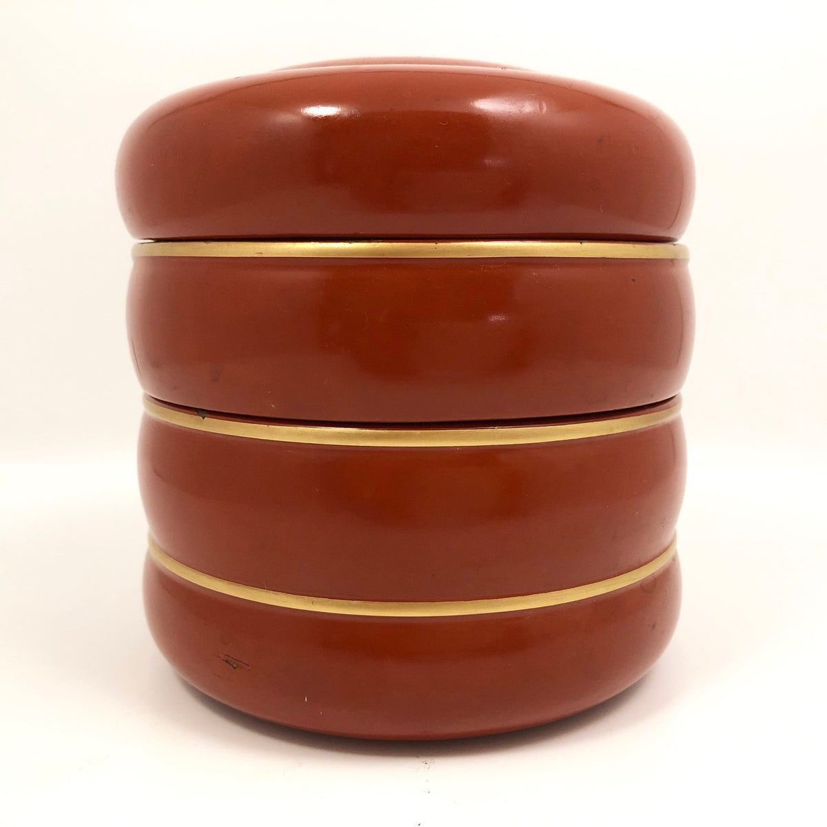 Round Orange Lacquer Vintage Japanese Stacking Boxes – critical EYE Finds