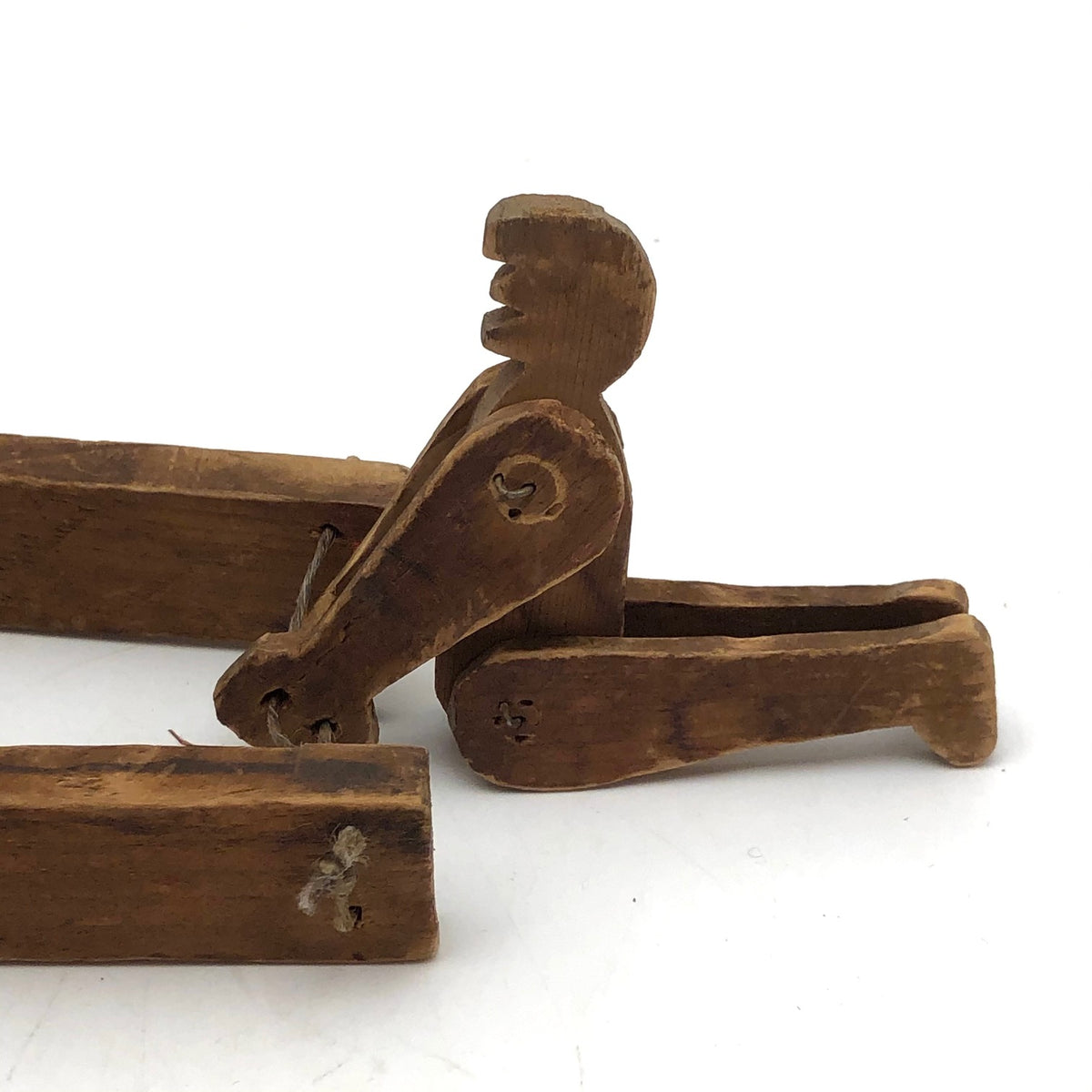 Old Cigar Box-Carved Folk Art Squeeze Toy Acrobat – critical EYE Finds