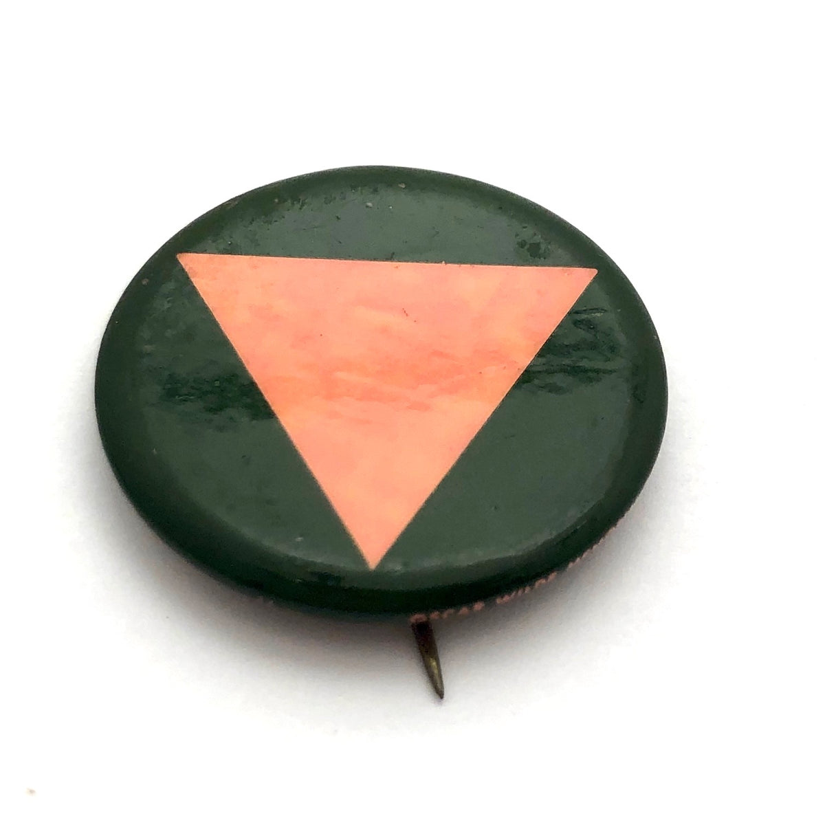 Vintage 1980s Pink Triangle Pin Back Button, Oscar Wilde Memorial Book ...