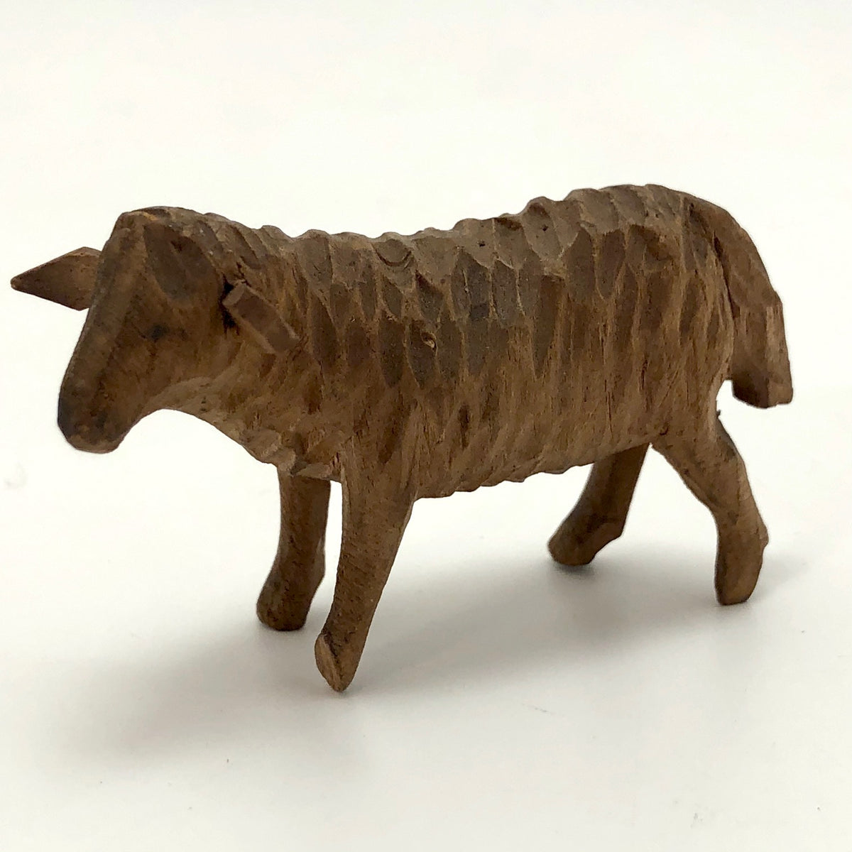 Little Black Forest Swiss Hand-carved Wooden Lamb – critical EYE Finds