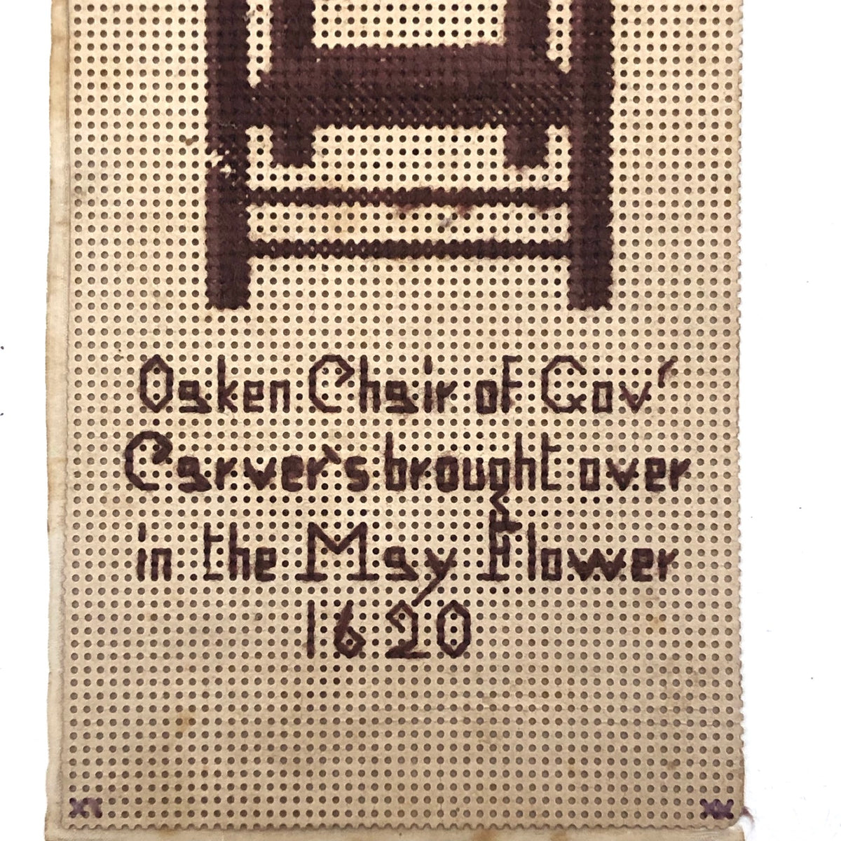 Carver’s Mythic Chair Punch Paper Embroidery – critical EYE Finds