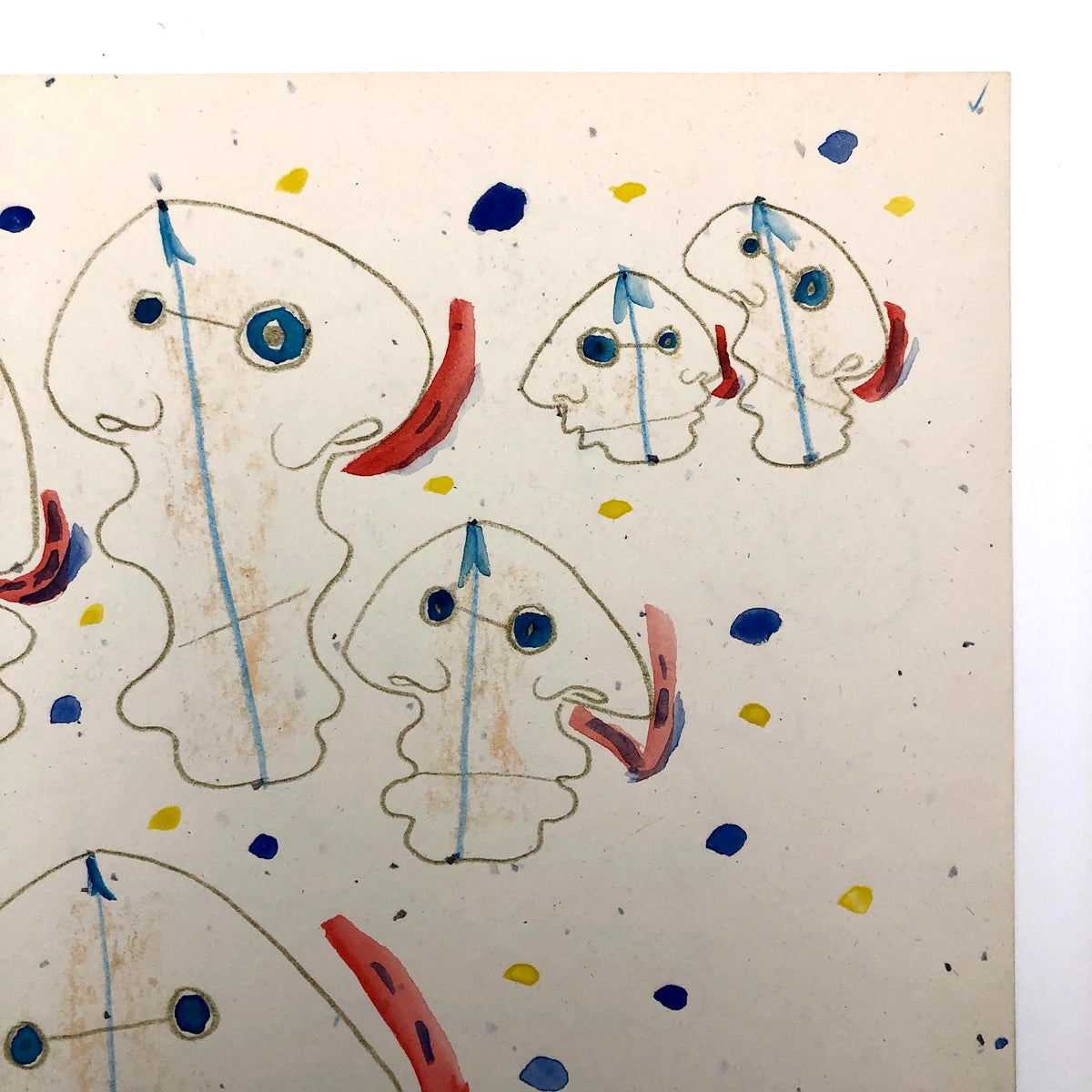 James Bone "Sea Creatures" Pencil and Watercolor 2010 Drawing ...