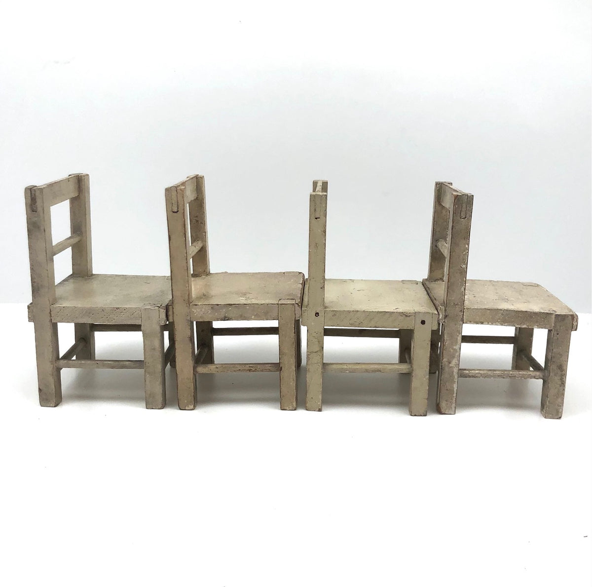 Antique Schoenut White Painted Circus Chairs - Sold Individually ...